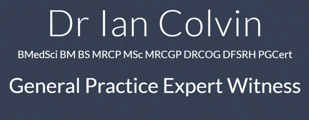Dr Ian Colvin | National Expert Witness Agency